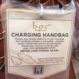 boc | Bags | Boc Charging Handbag | Poshmark